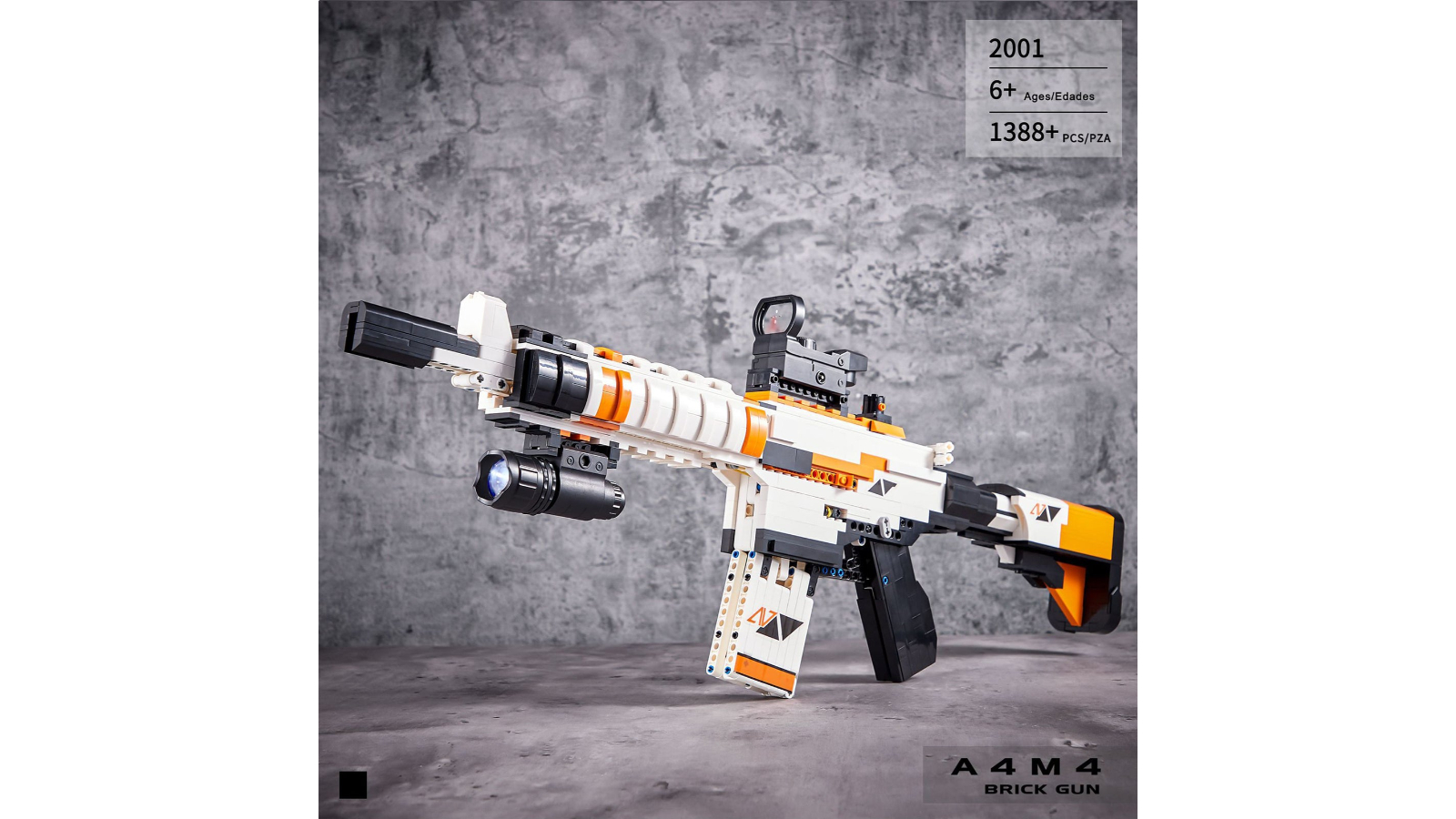 Megajoy M4A4 Submachine Gun Building Block | Harvey Norman