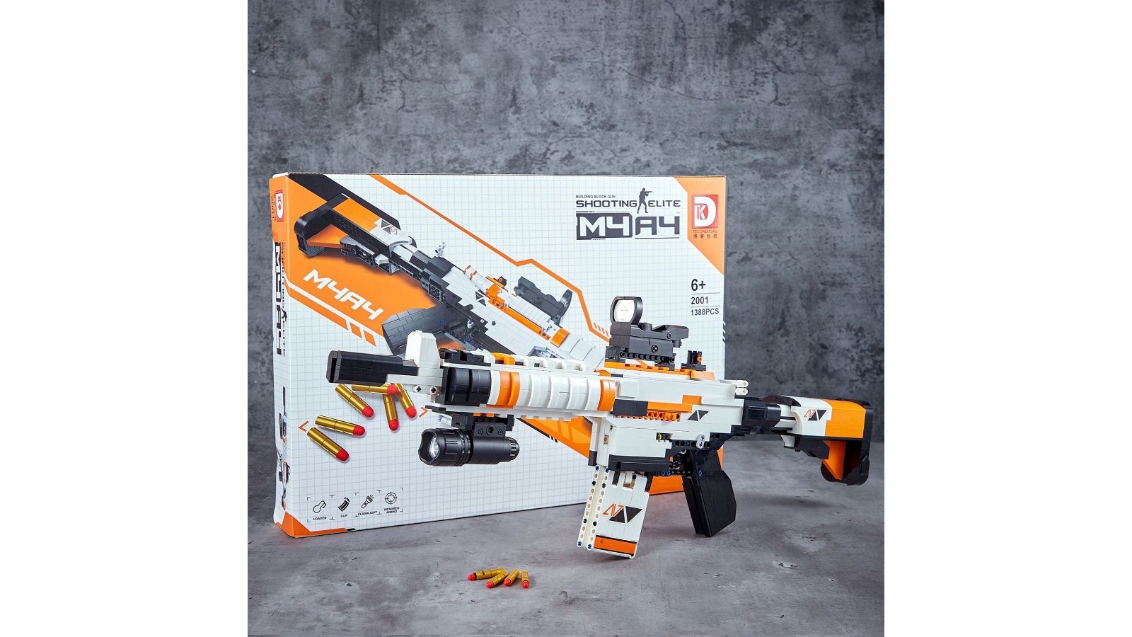 Megajoy M4A4 Submachine Gun Building Block | Harvey Norman