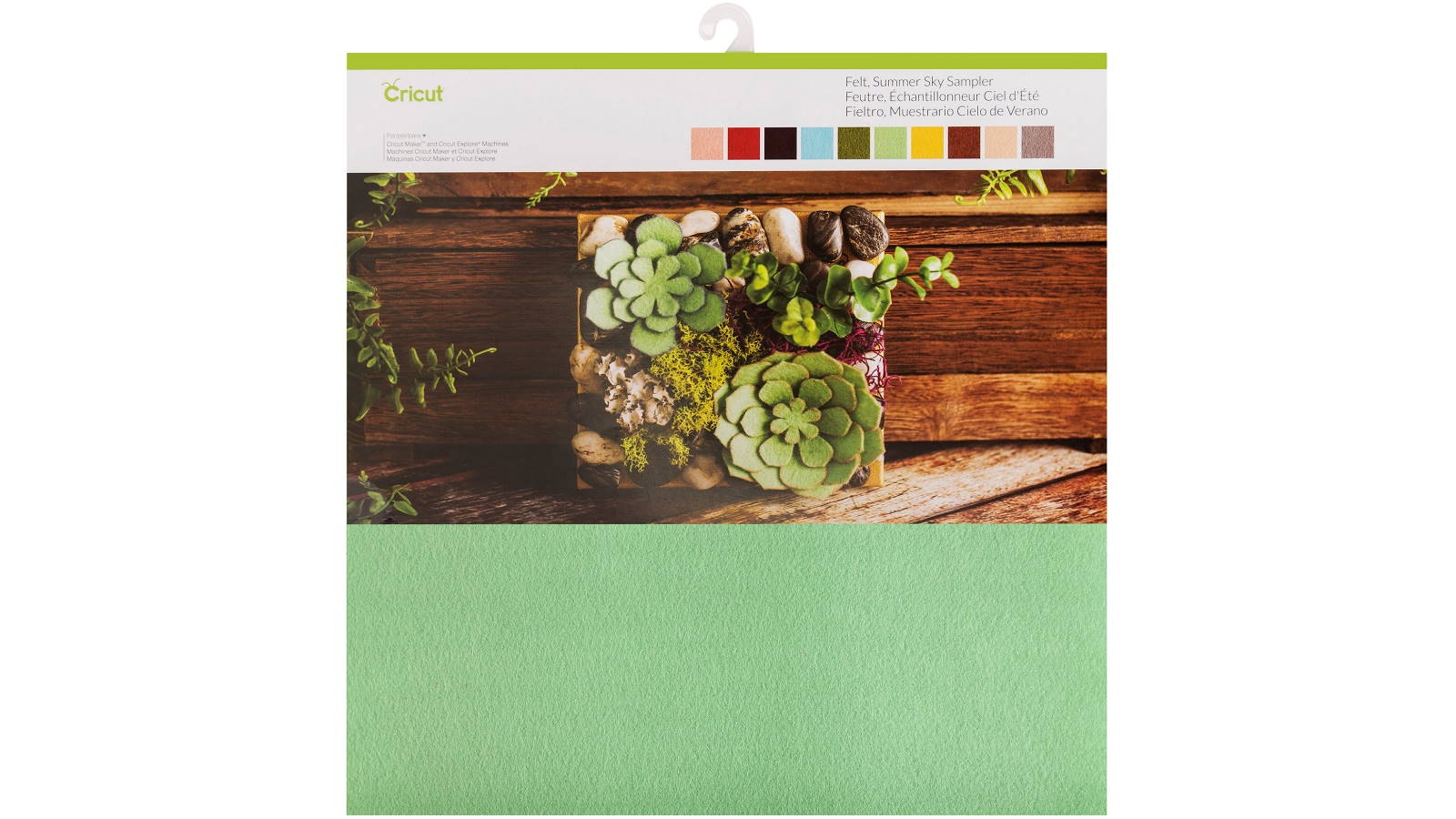 Cricut 10-Sheet 30.5x30.5cm Summer Sky Sampler Felt | Harvey Norman