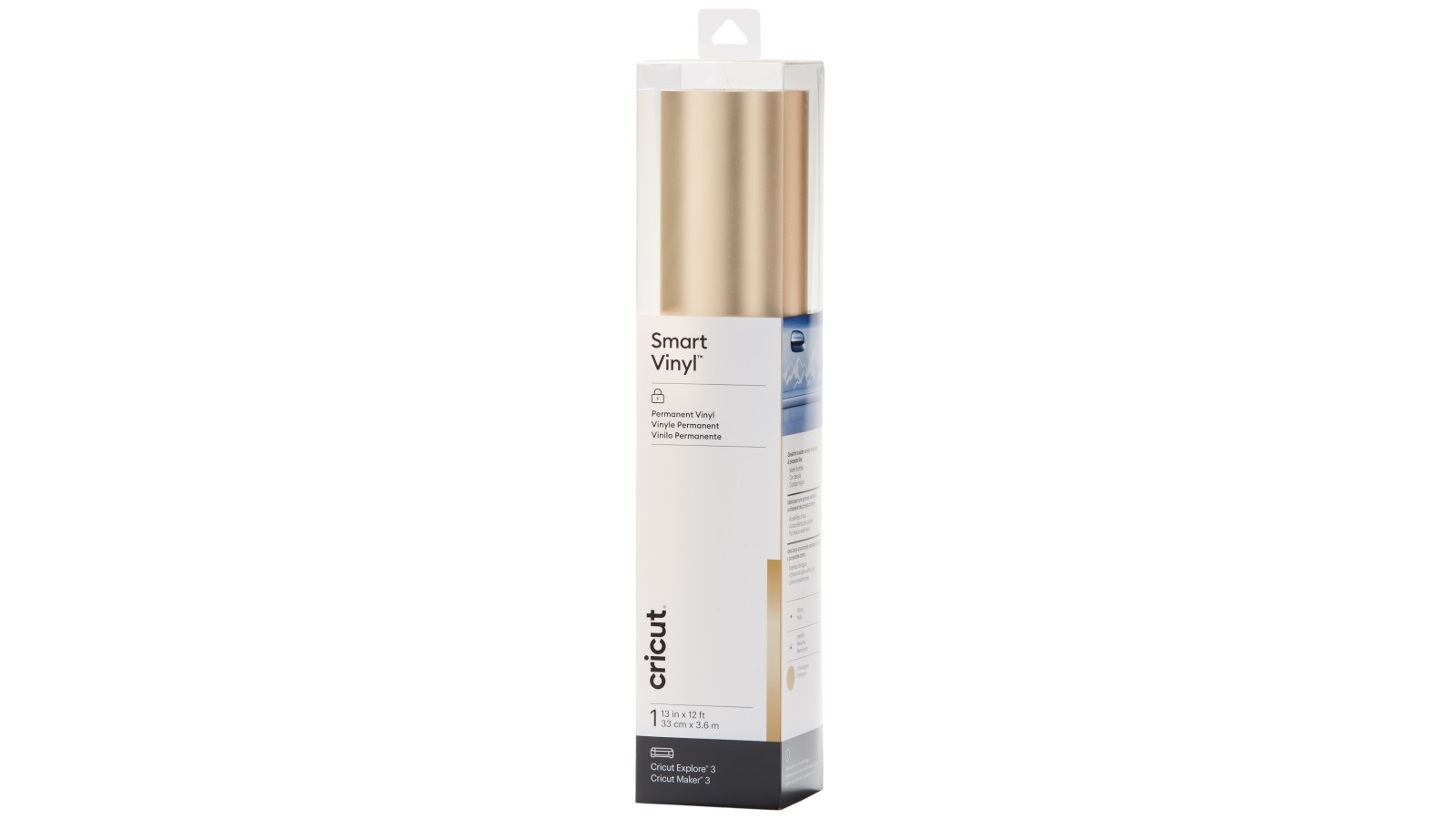 Cricut 12ft Matte Metallic Permanent Smart Vinyl - Champagne | Harvey ...