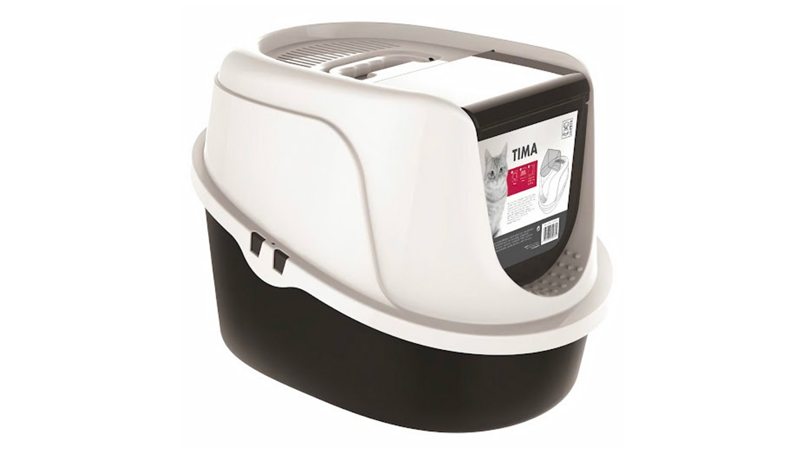M-Pets Tima Cat Litter Box With Flap | Harvey Norman