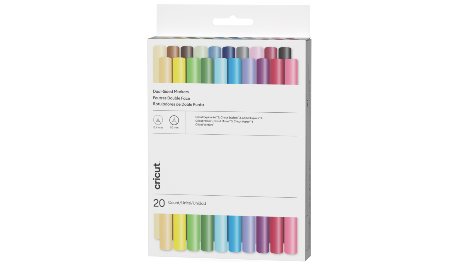 Cricut Set of 20 Dual-Sided Marker Ultimate Set | Harvey Norman