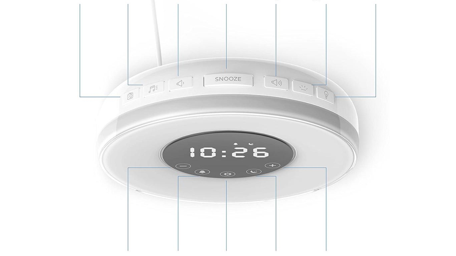 BL Touch Sensitive Wake-up Alarm Clock | Harvey Norman