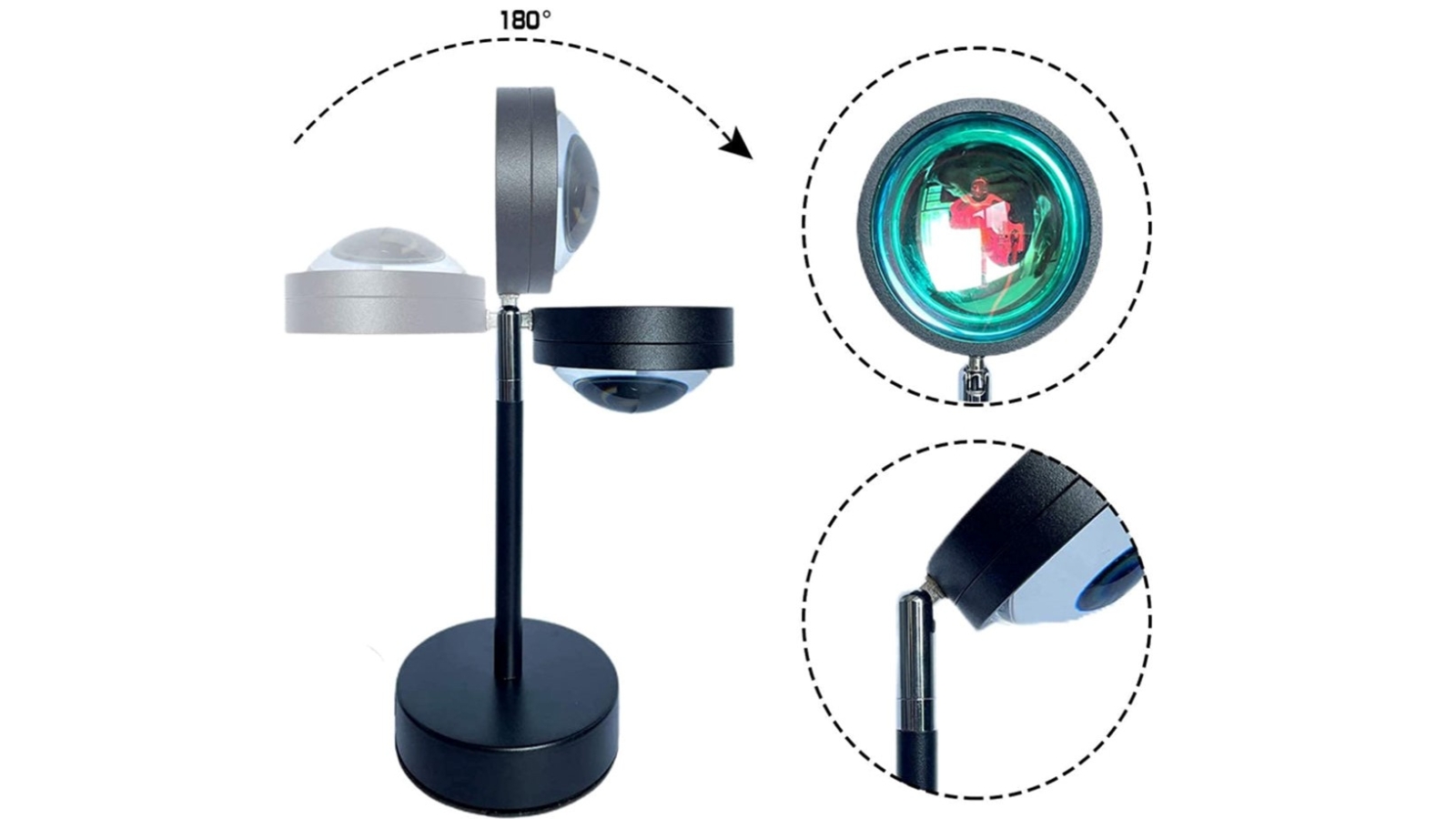 BL RGB Remote Controlled LED Sunlight Projector Room Decoration ...