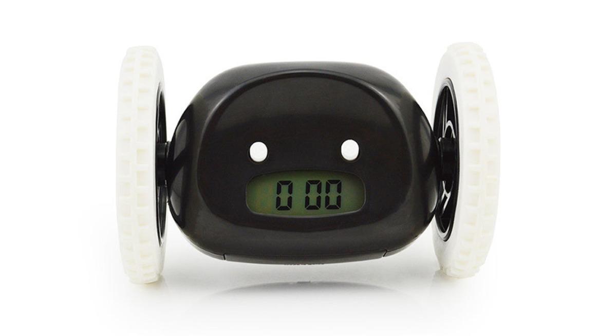 Vibe Geeks Battery Operated LED Lazy Running Electronic Digital Alarm ...