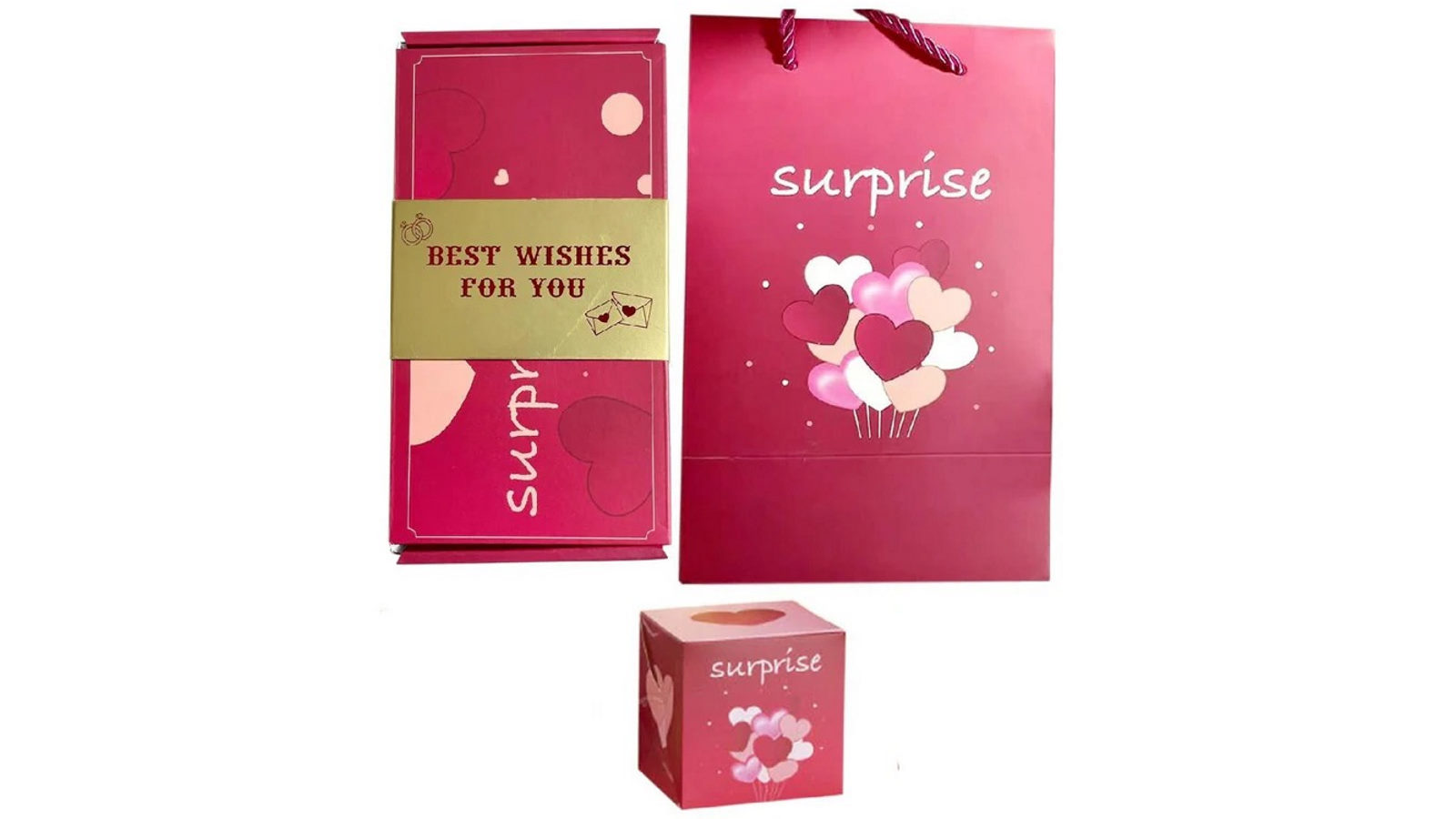 Vibe Geeks 10 Jumps Diy Folding Paper Box Surprise Explosion Greeting ...