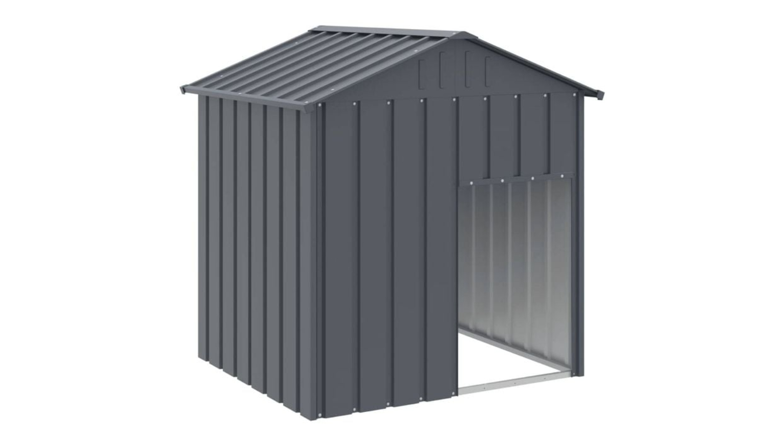 Andala Pets Dark Grey Dog House with Roof - 117 x 103 x 123cm | Harvey ...
