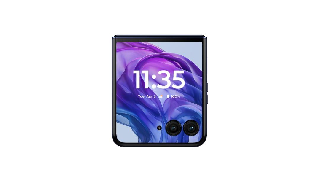 motorola razr 50 ultra 5G 512GB - Midnight Blue | Harvey Norman