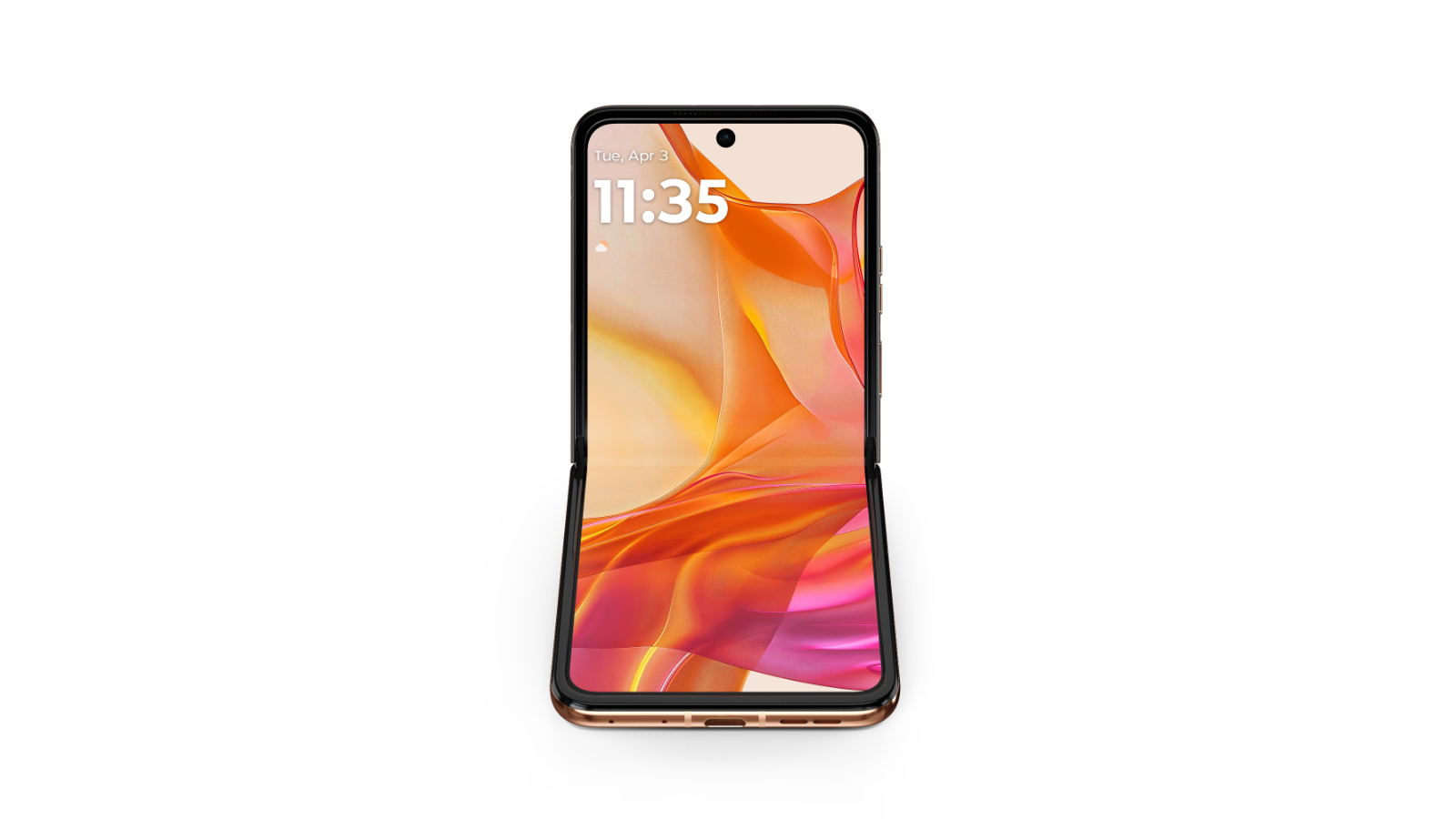 motorola razr 50 ultra 5G 512GB - Peach Fuzz | Harvey Norman