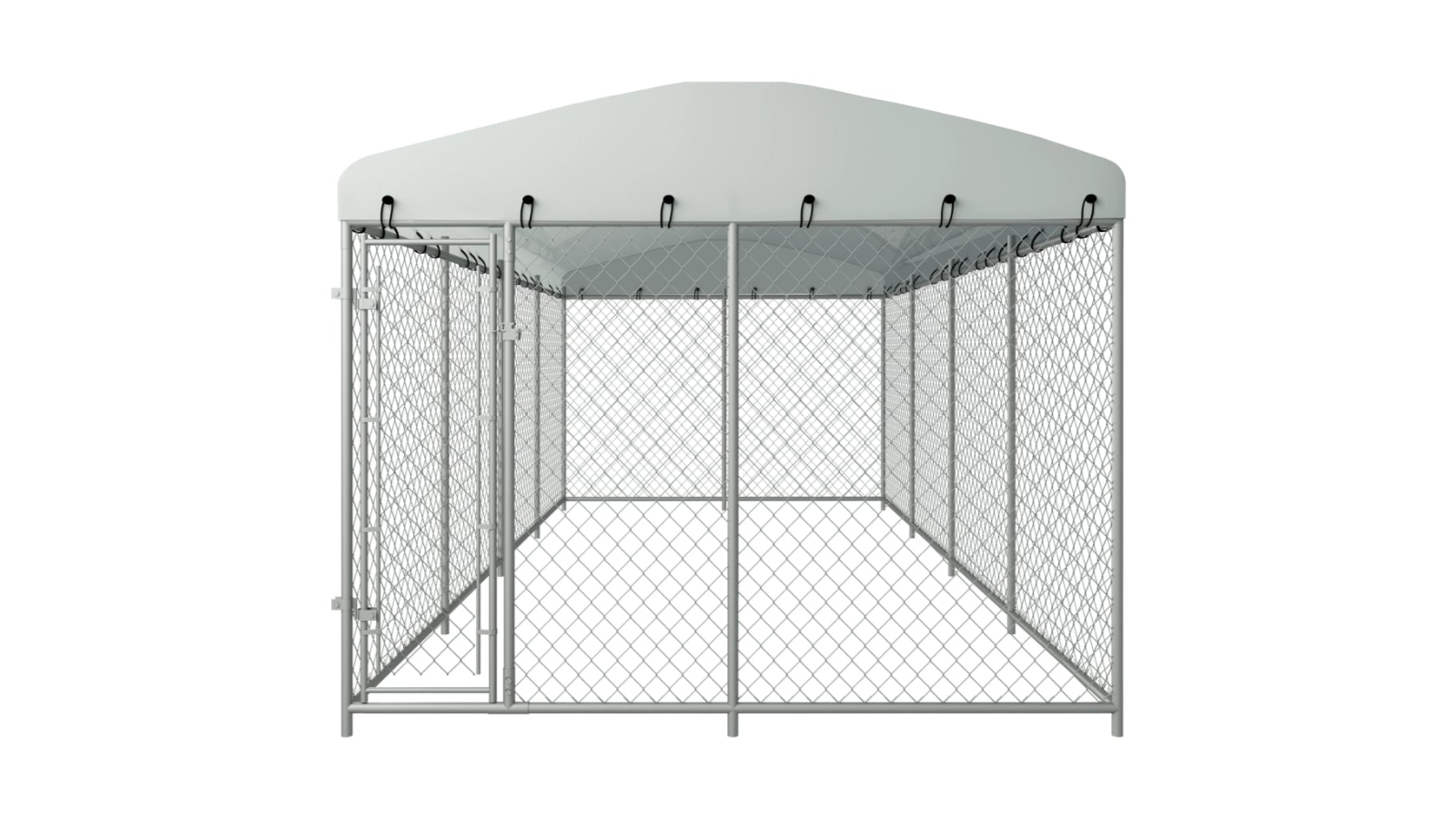 Andala Pets Outdoor Dog Kennel with Roof - 7.6 x 3.8 x 2.3metre ...