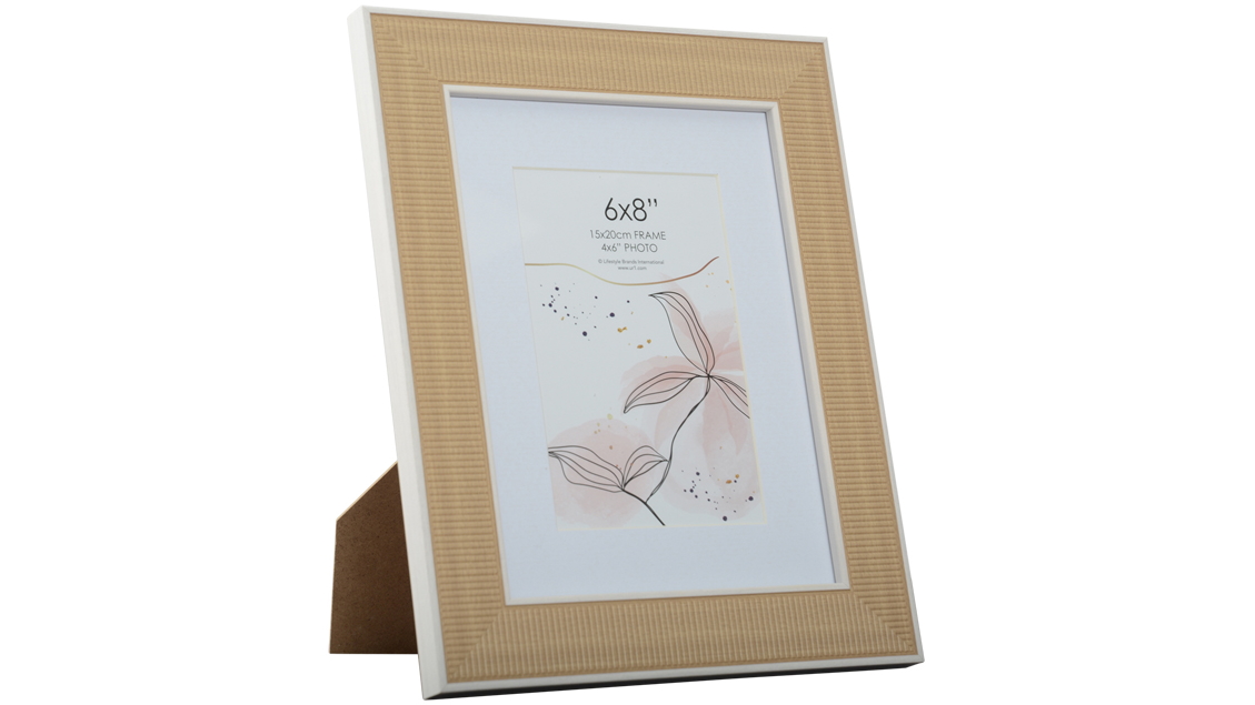 UR1 Harper 6x8-inch Oak Photo Frame with 4x6-inch Opening | Harvey Norman