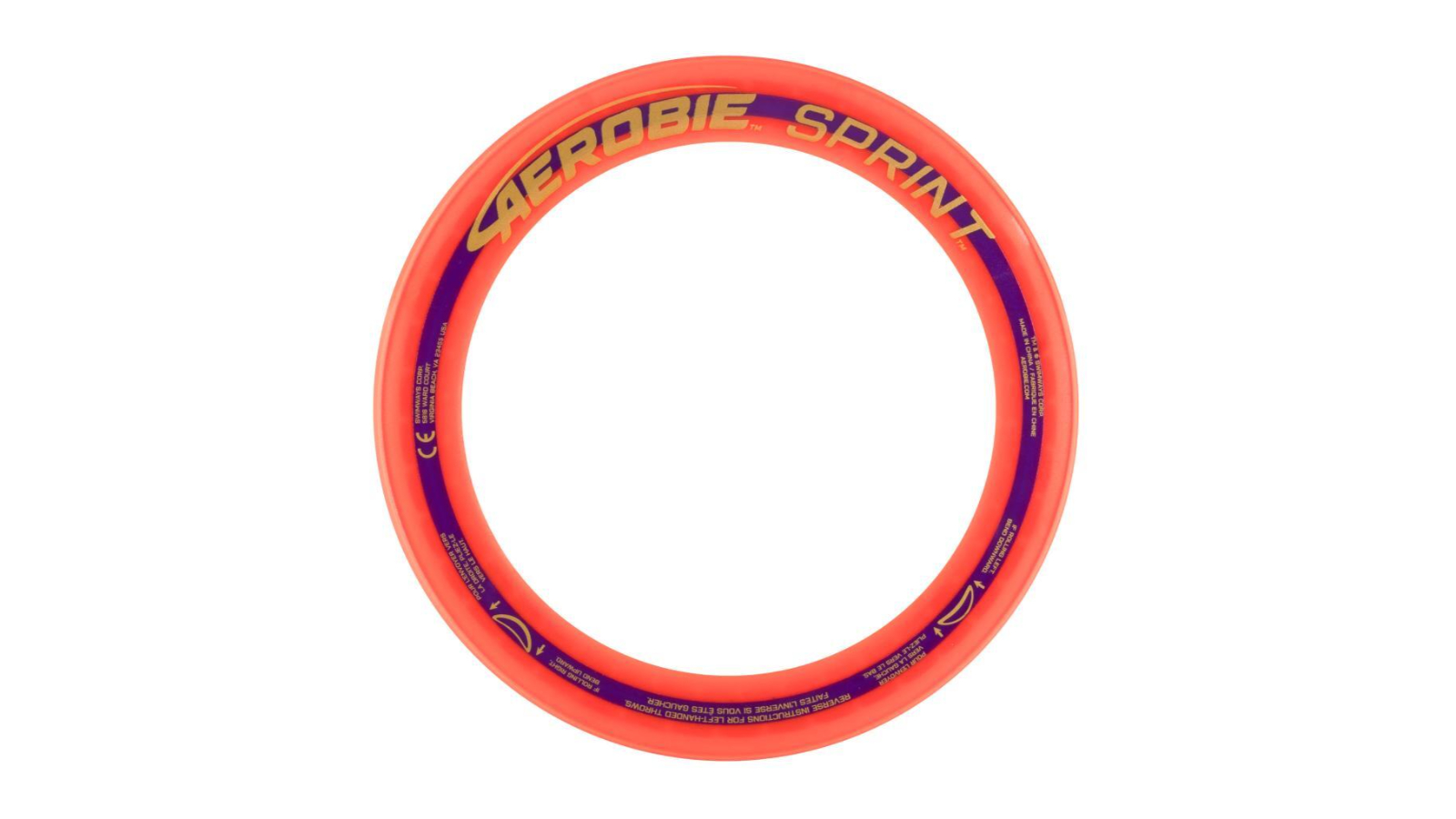 Aerobie Sprint Flying Ring Frisbee Beach Toy - Red | Harvey Norman