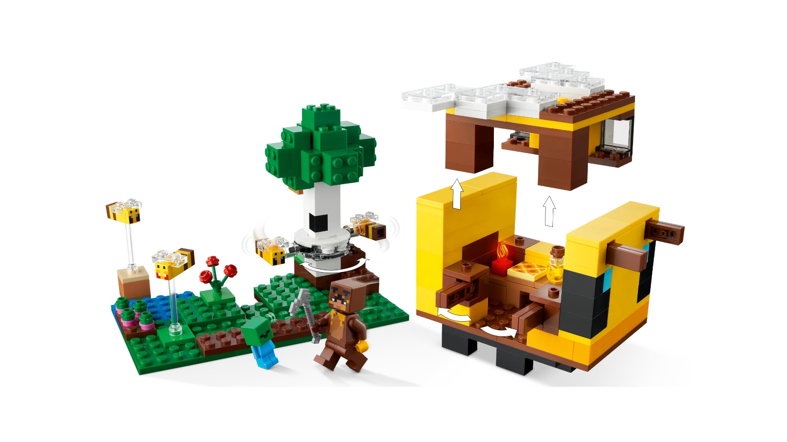 LEGO 21241 Minecraft The Bee Cottage | Harvey Norman