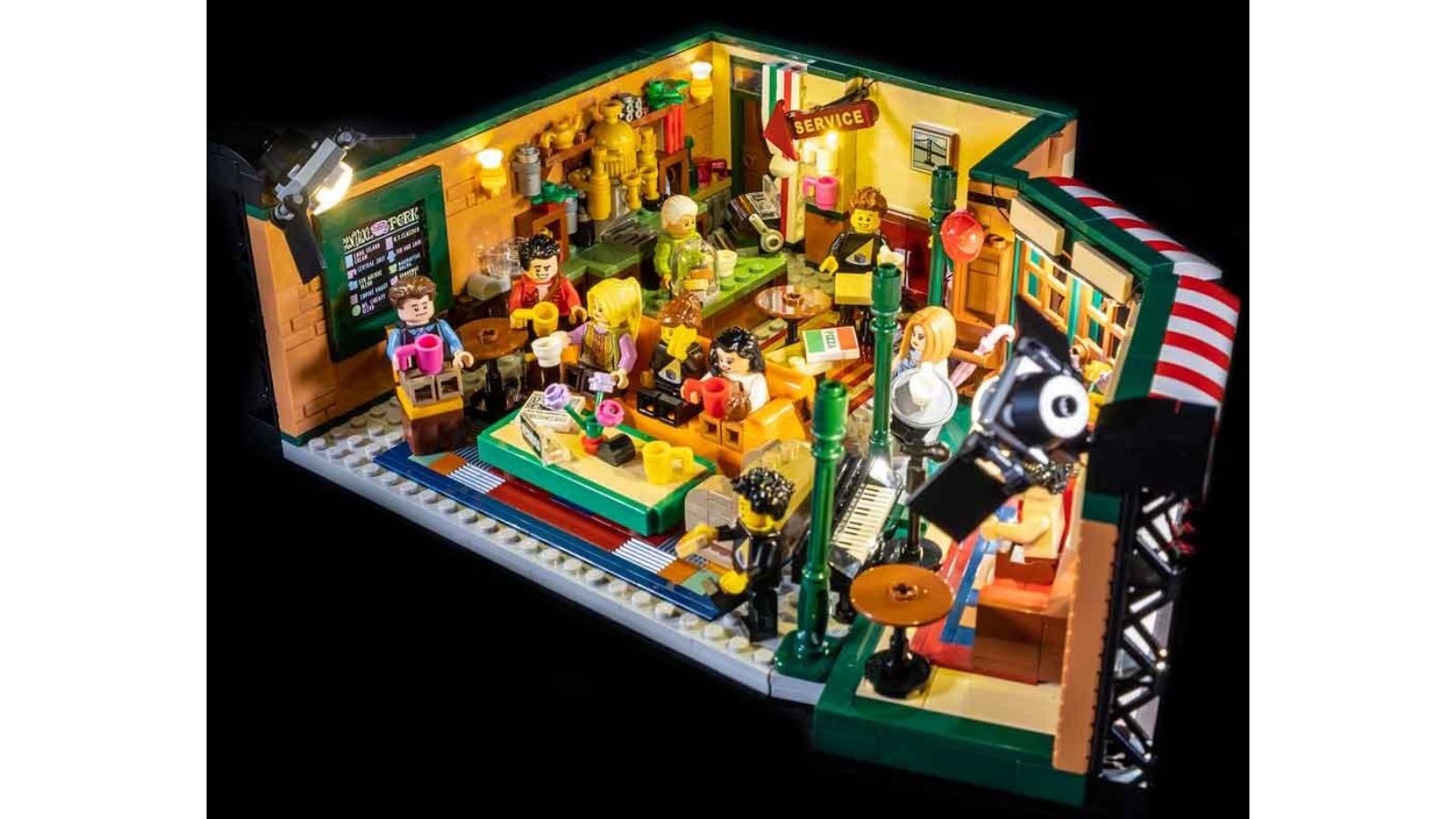 Light My Bricks Light Kit for 21319 LEGO Friends Central Perk | Harvey ...