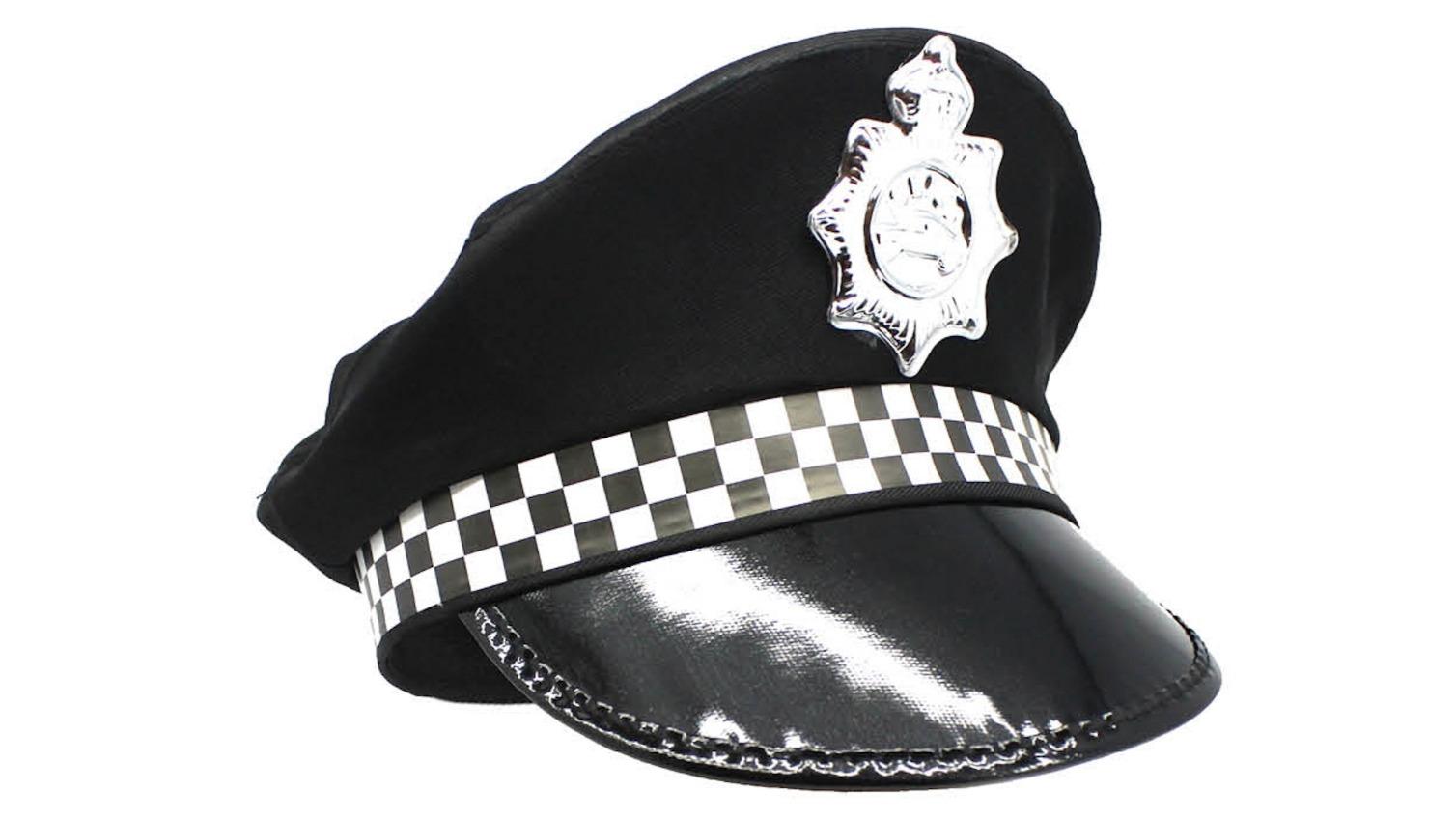 BR Costumes Police Officer Hat - Black | Harvey Norman