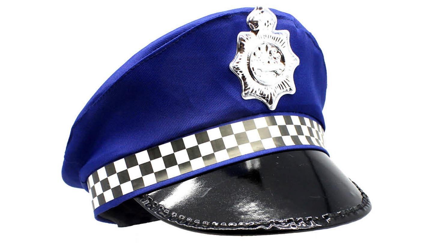 BR Costumes Police Officer Hat - Blue | Harvey Norman