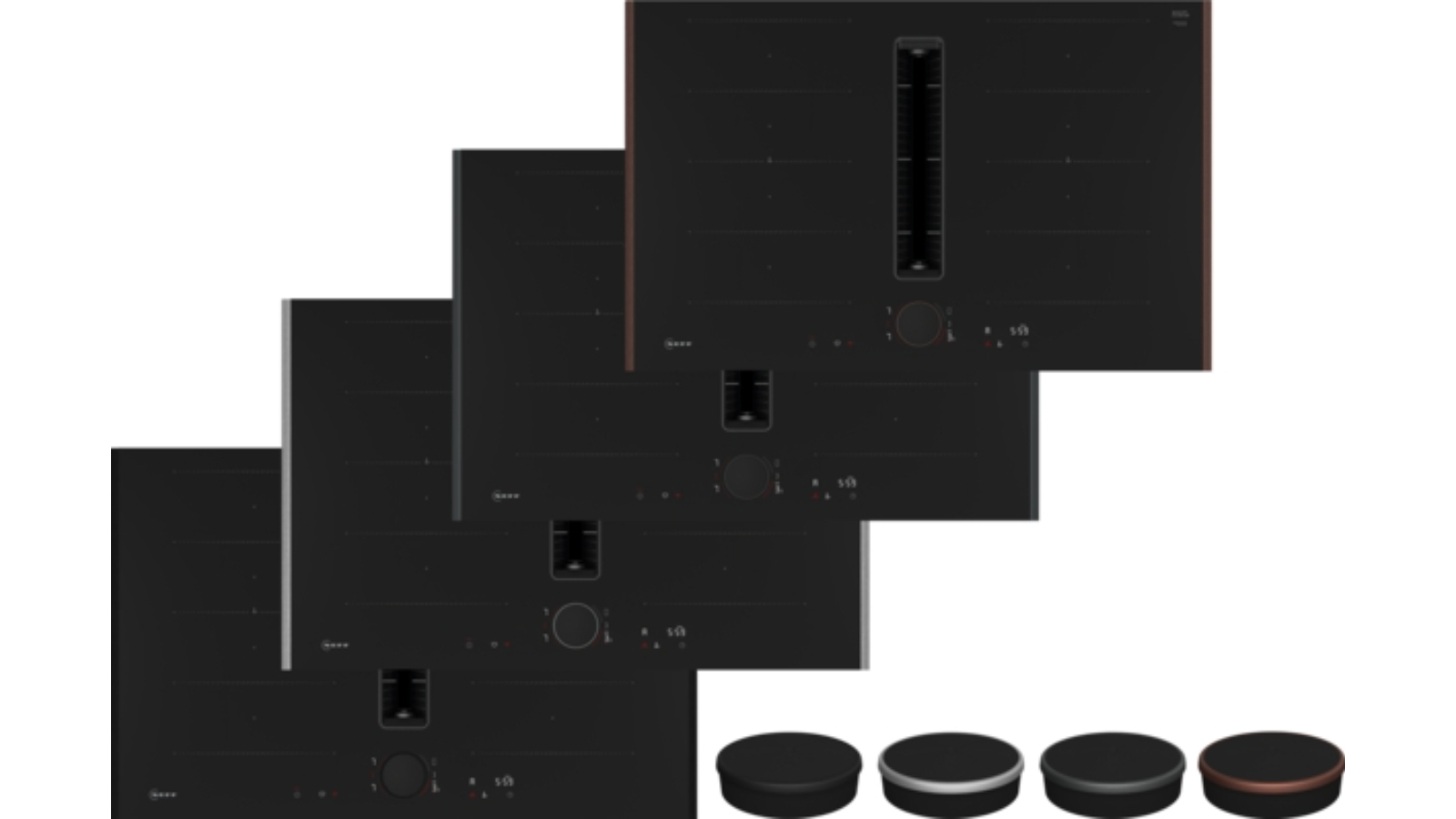 Neff 80cm Flex Design Induction Cooktop - Black | Harvey Norman