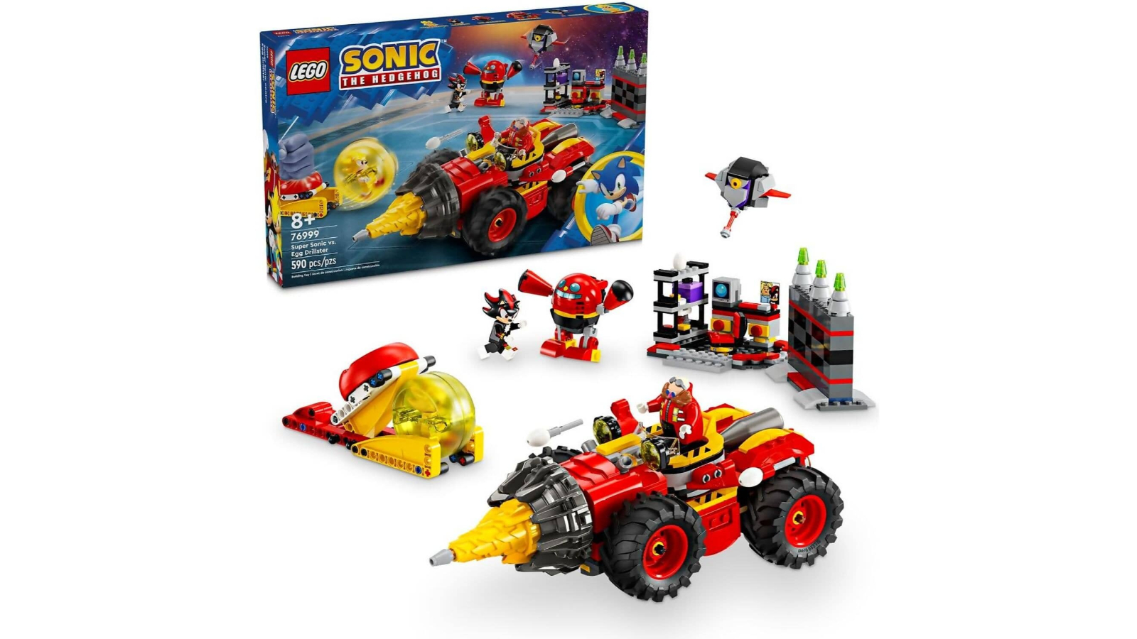 Lego 76999 Super Sonic vs Egg Drillster - Sonic the Hedgehog | Harvey ...