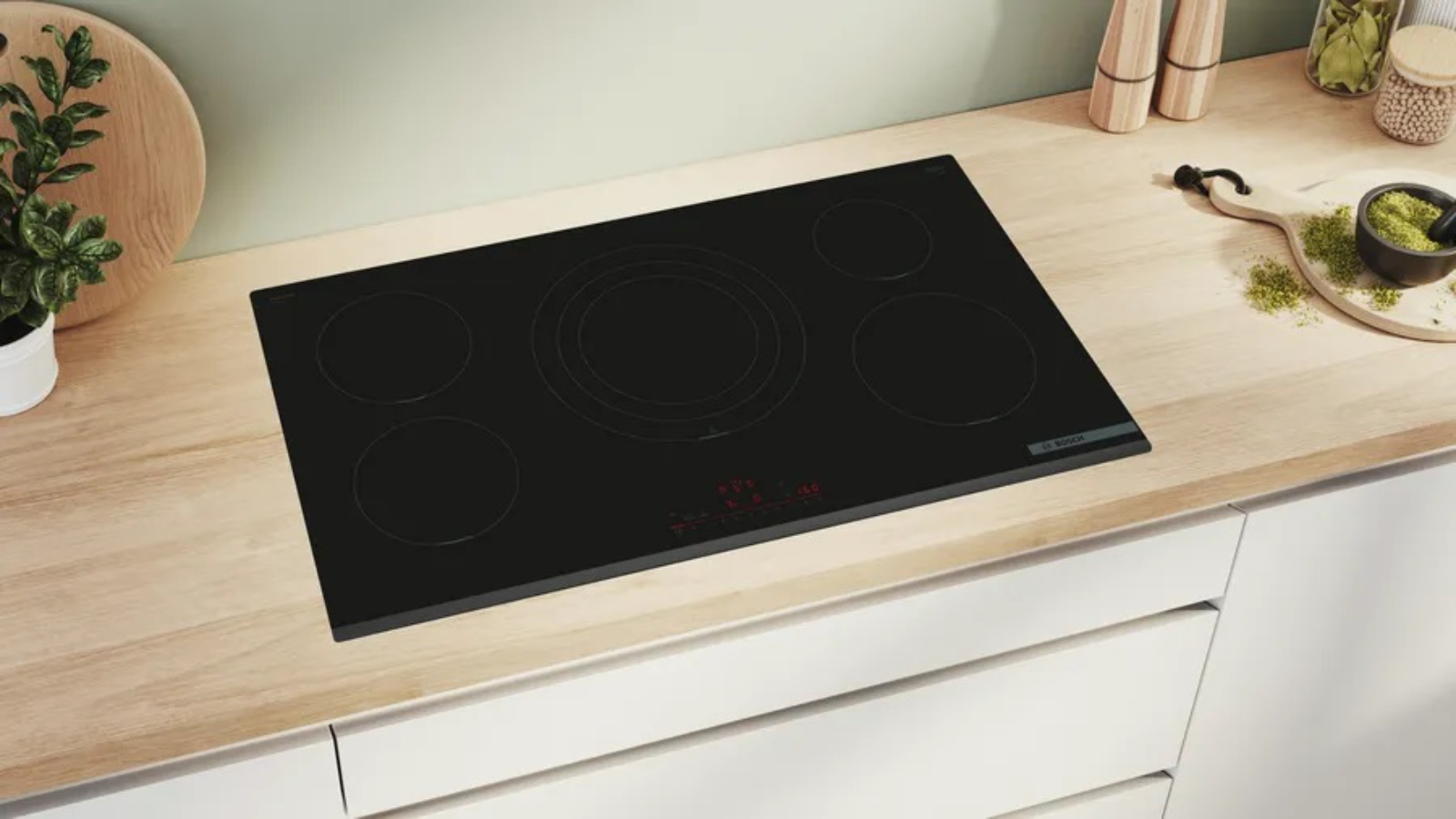 Bosch 900mm Series 6 Induction Cooktop - Black | Harvey Norman