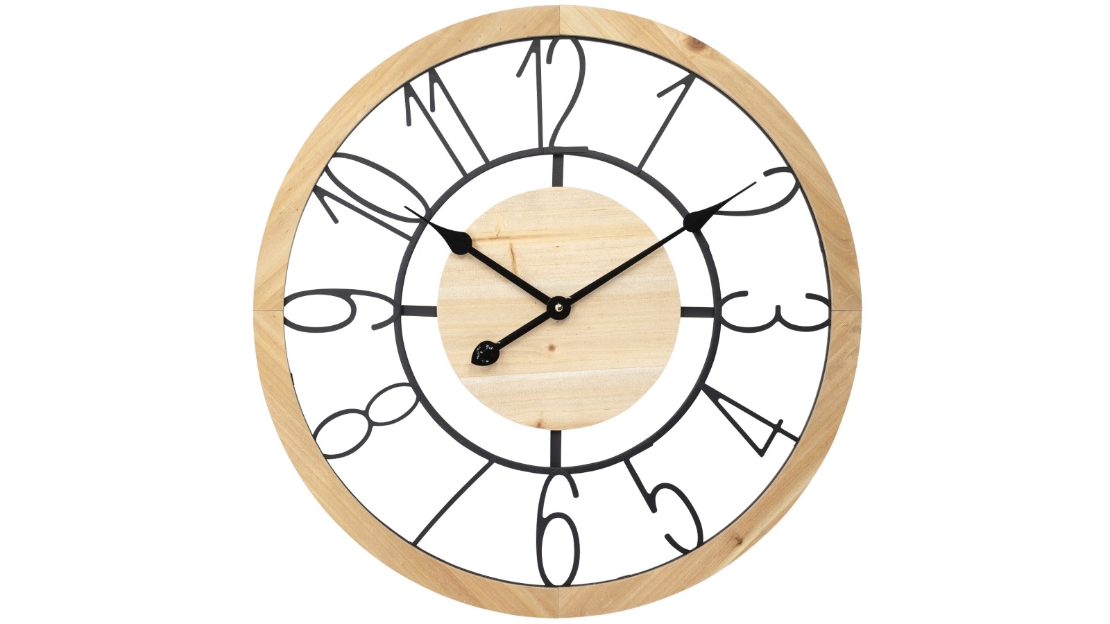 Toki Charles 60cm Silent Wall Clock | Harvey Norman