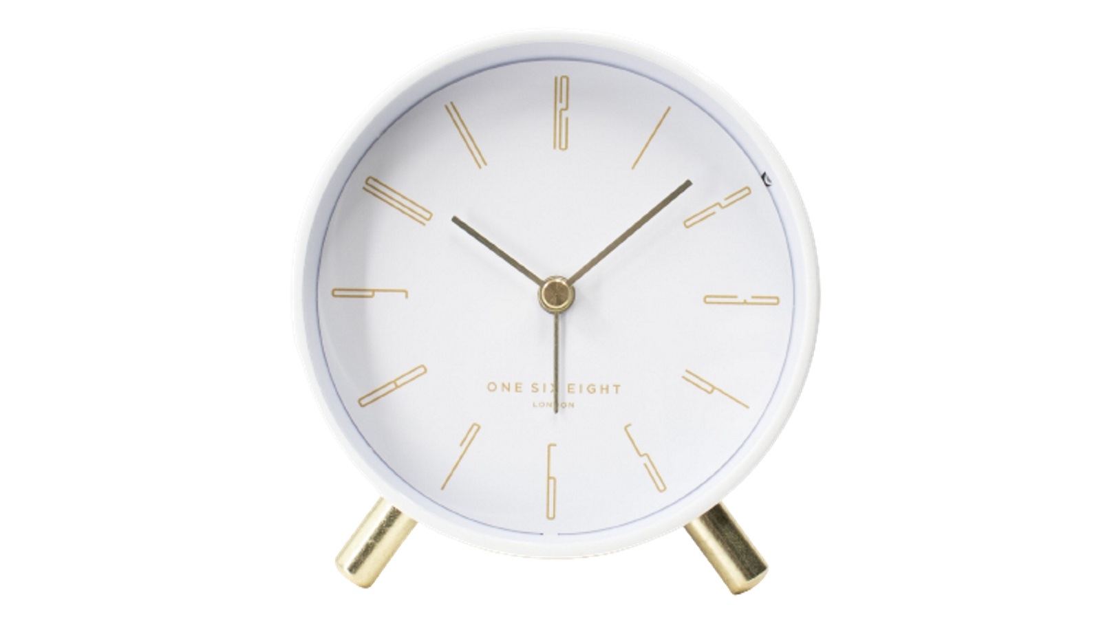 Osel Maya Silent Alarm Clock - White | Harvey Norman
