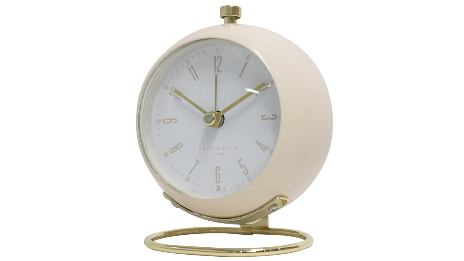 Osel Grace Silent Alarm Clock - Blush | Harvey Norman