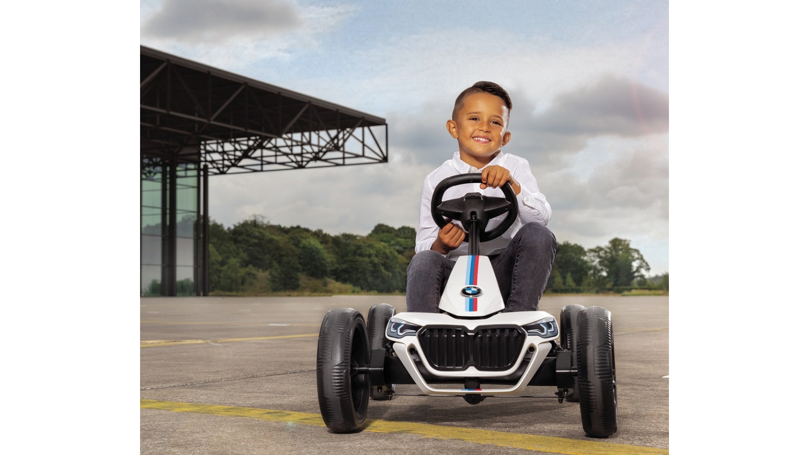 Berg White/Blue Reppy BMW Go Kart 2.5 - 6y | Harvey Norman