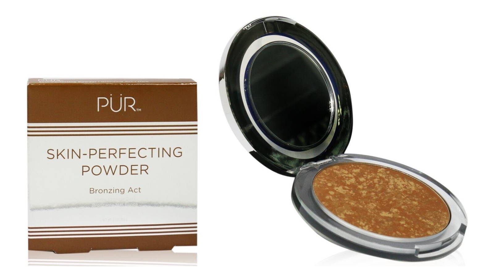 Pur Minerals Bronzing Act Skin Perfecting Powder - No. Dark - 8.6g/0 ...