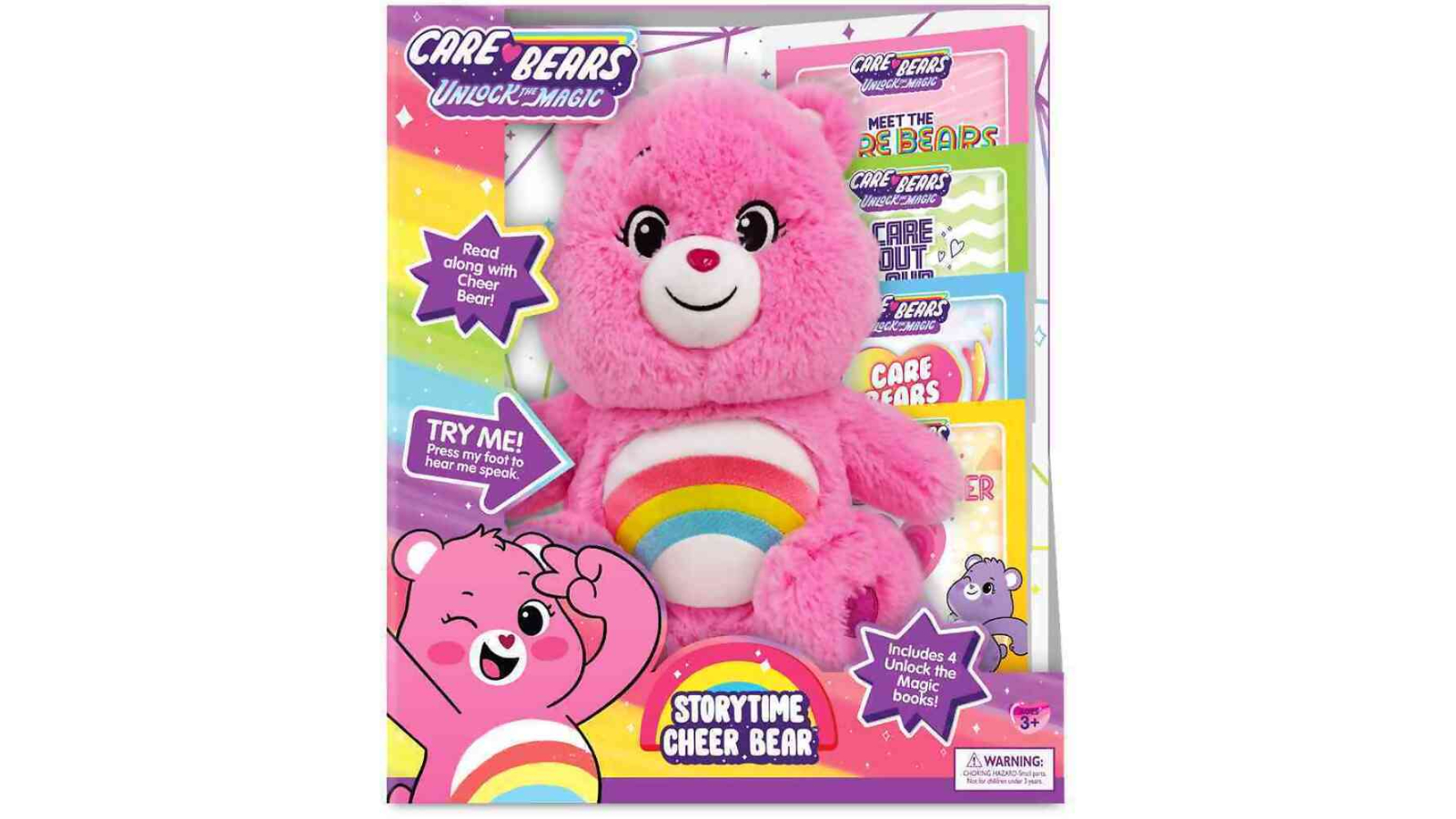 Care Bears Storytime Cheer Bear Interactive Reading Set | Harvey Norman