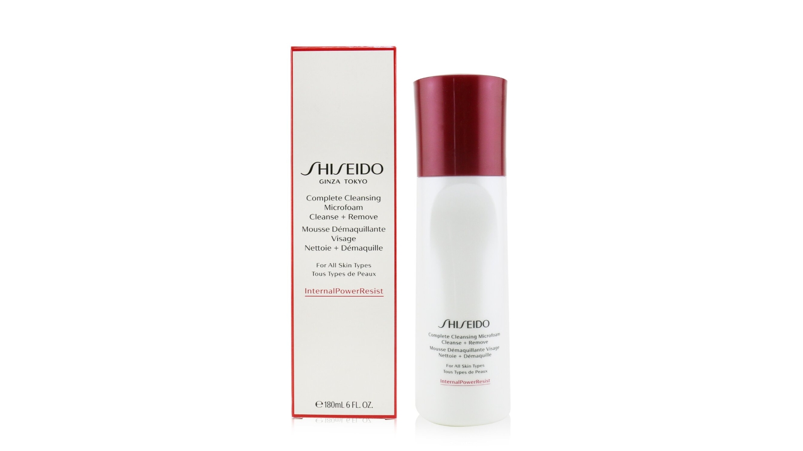 Shiseido Internal Power Resist Complete Cleansing Microfoam Cleanse and ...