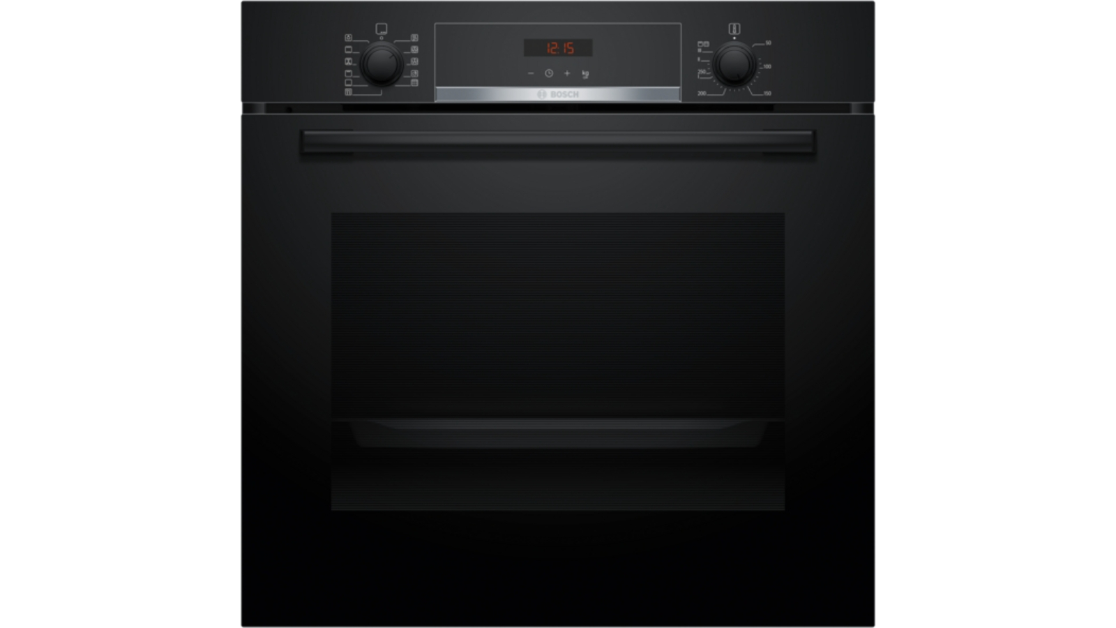 Bosch 600mm Series 4 Built-in Pyrolytic Oven - Black | Harvey Norman