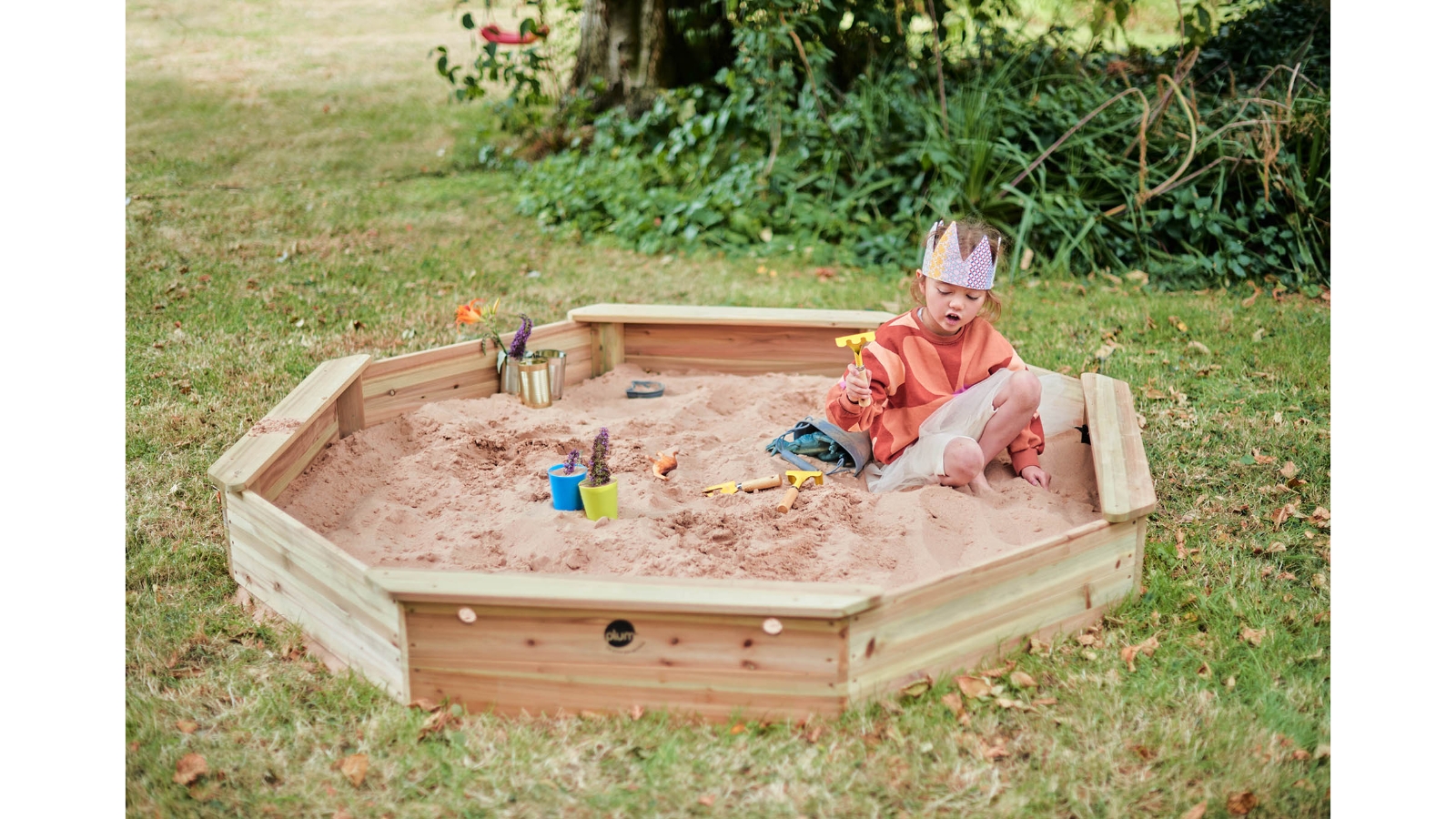 Plum Large Octagonal Sandpit | Harvey Norman