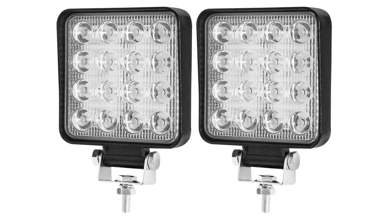 Lightfox 4-inch Square LED Work Light - 2pcs | Harvey Norman