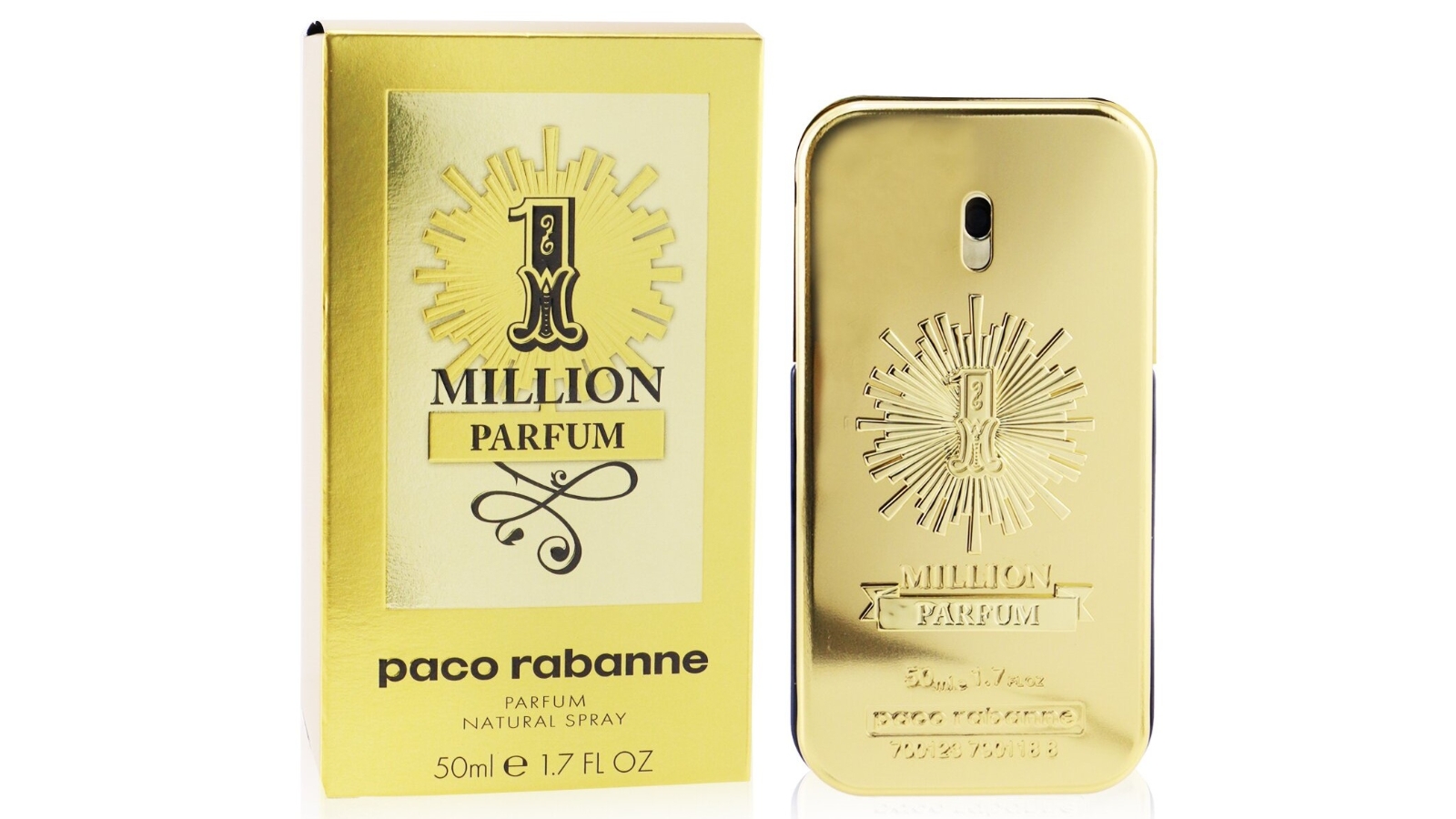 Paco Rabanne One Million Parfum Eau De Parfum Spray - 50ml/1.7oz ...