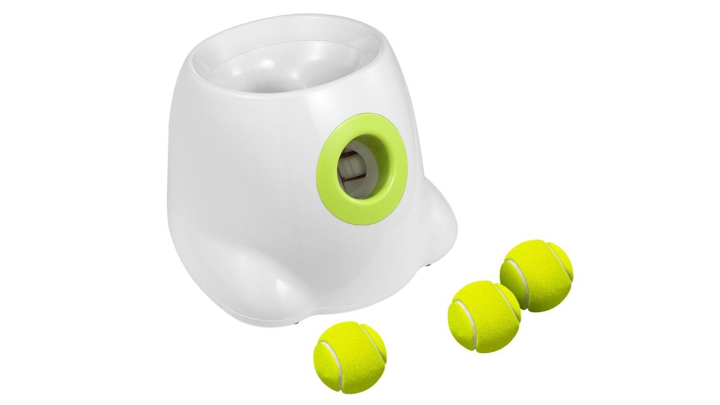 AFP Adjustable Distance Automatic Ball Launching Fetch Throwing Machine ...