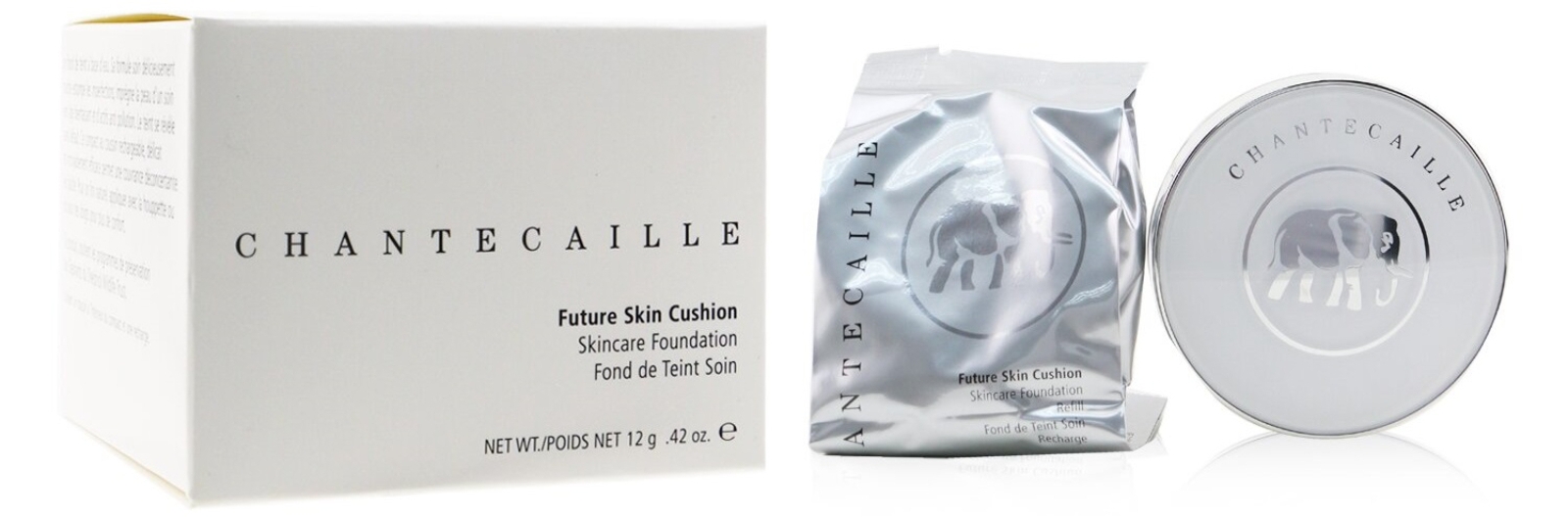 Chantecaille Future Skin Cushion Skincare Foundation with Extra Refill ...