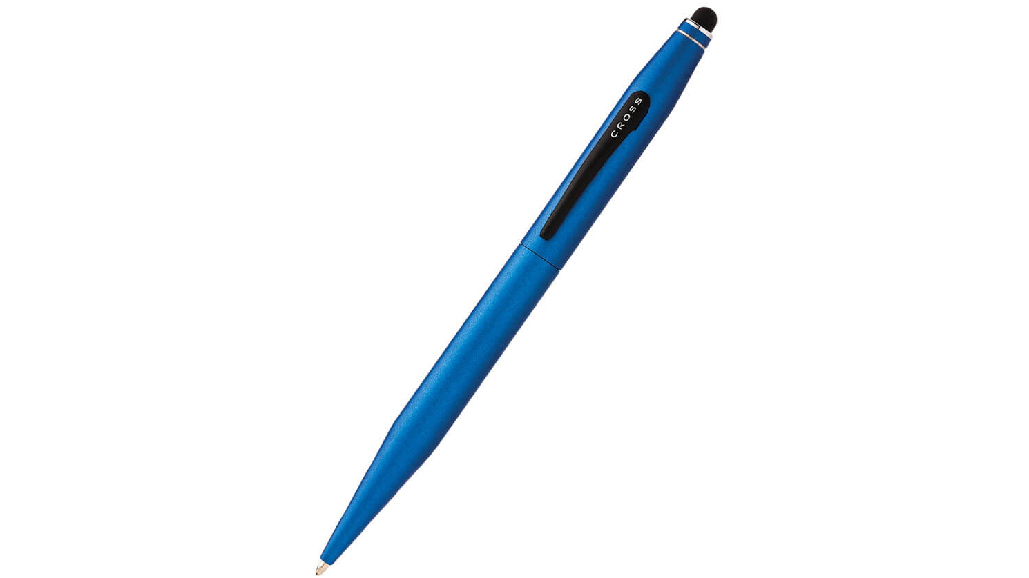 Cross Tech2 Ballpoint Pen with Stylus - Metallic Blue | Harvey Norman