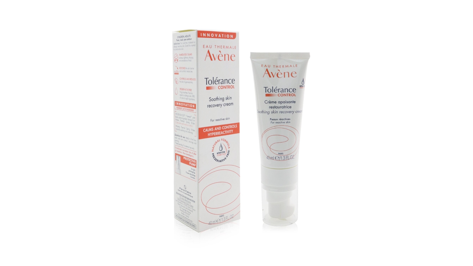 Avene Tolerance CONTROL Soothing Skin Recovery Cream - 40ml/1.3oz ...