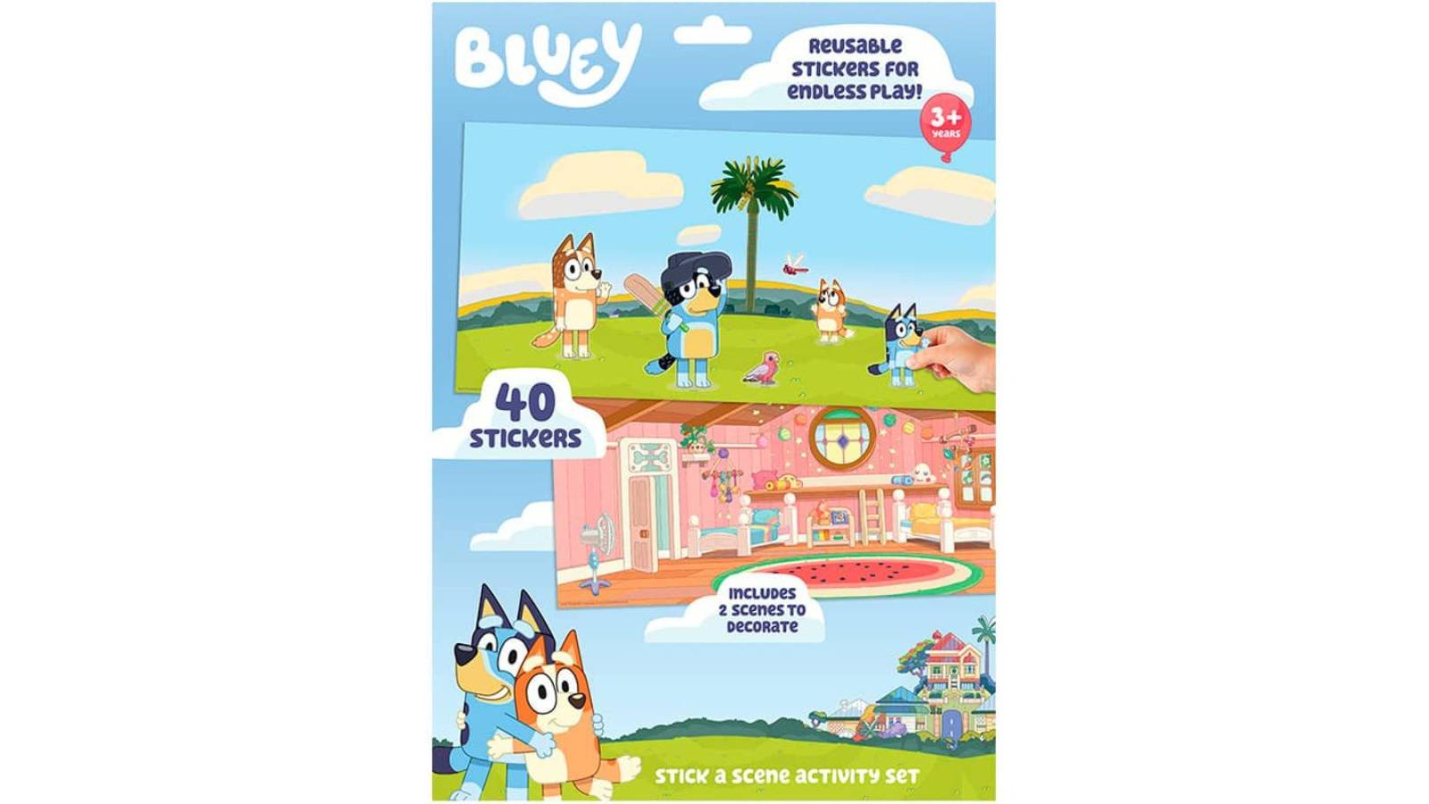 Bluey Stick a Scene Activity Set | Harvey Norman