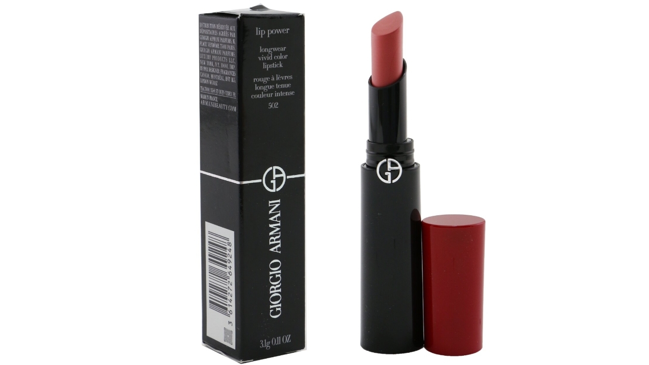 Giorgio Armani Lip Power Longwear Vivid Color Lipstick - # 502 Desire ...
