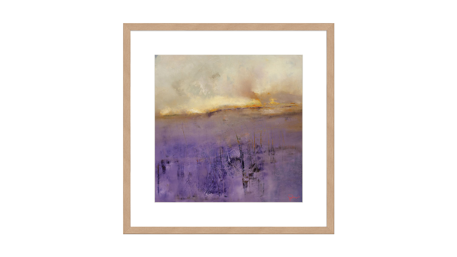 La Grolla on Thin Ice Natural Box Wall Art - 106 x 106cm | Harvey Norman
