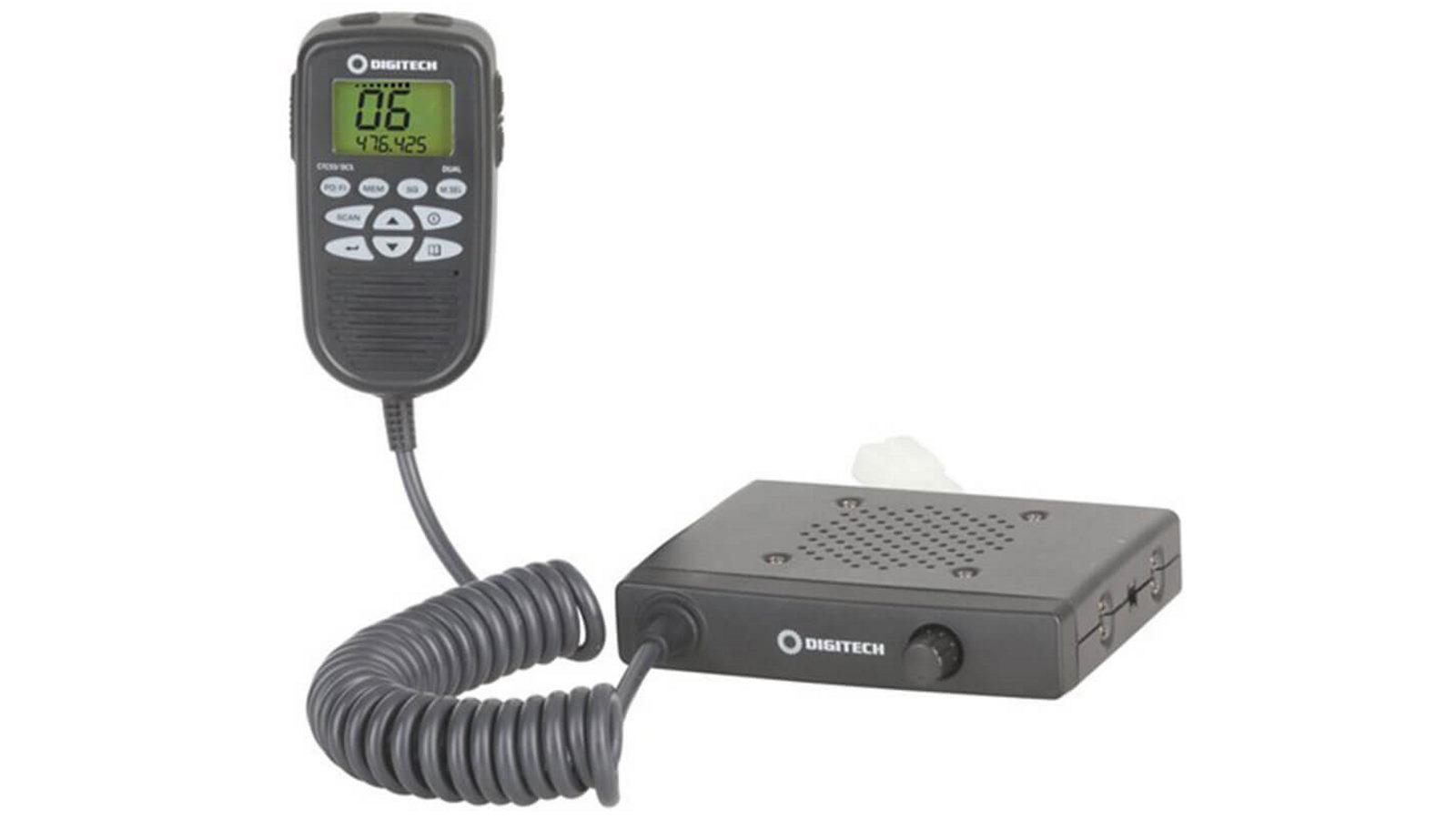 5W UHF CB Radio with Microphone Display and Control | Harvey Norman