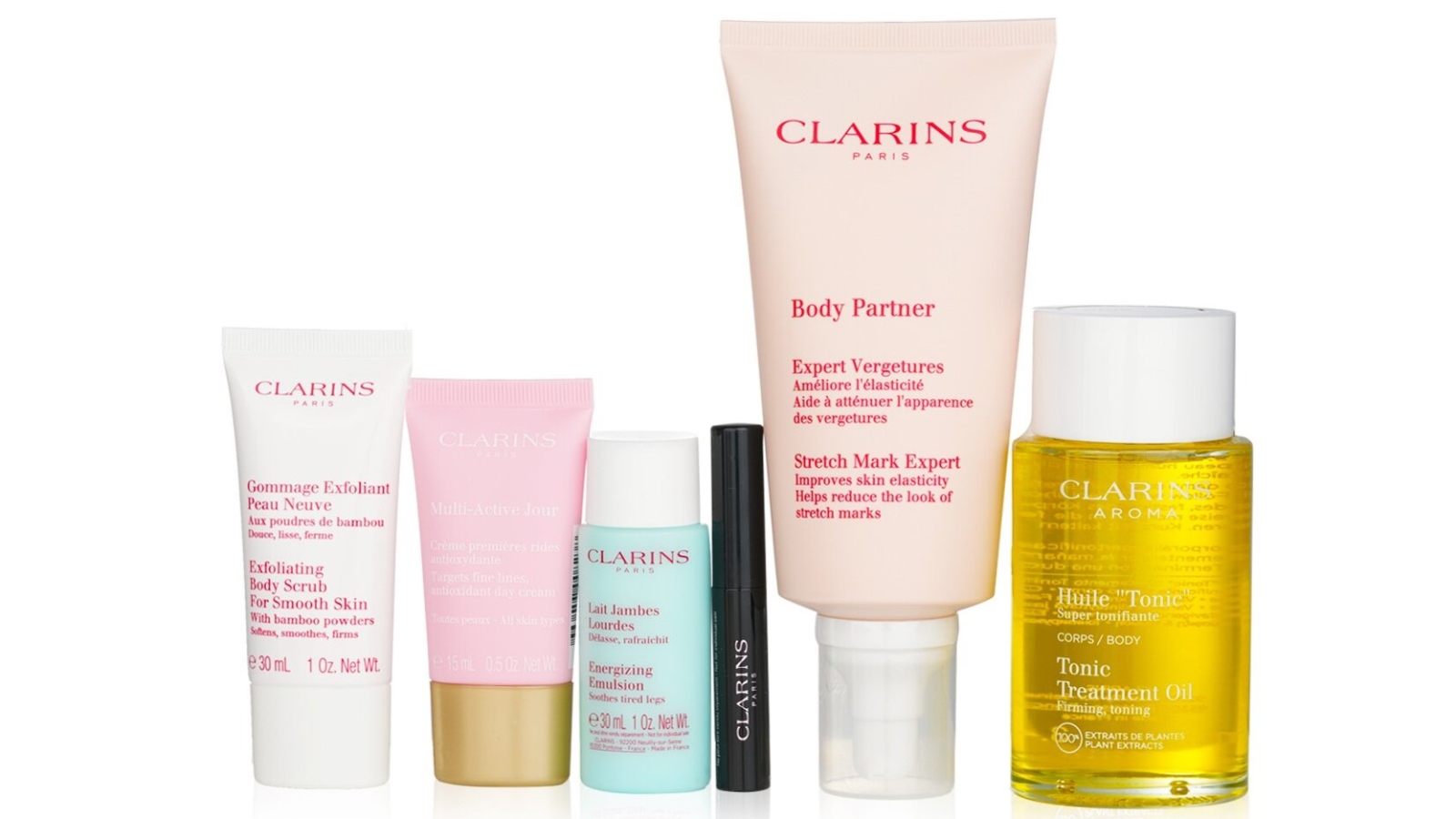 Clarins Beautiful Beginnings Set - 6 Piece + Bag | Harvey Norman