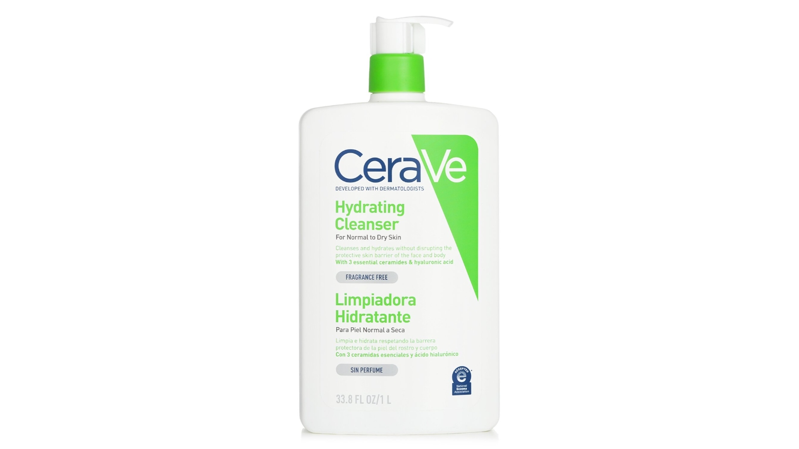 CeraVe Hydrating Cleanser For Normal to Dry Skin - 1000ml/33.8oz ...
