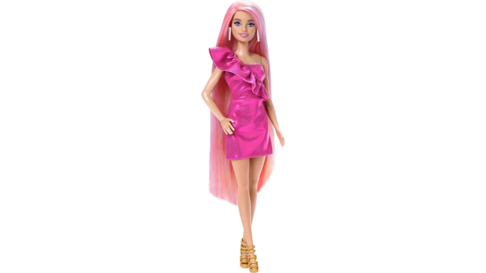 Barbie Fun and Fancy Hair Doll with Extra-long Blonde Hair and Styling ...