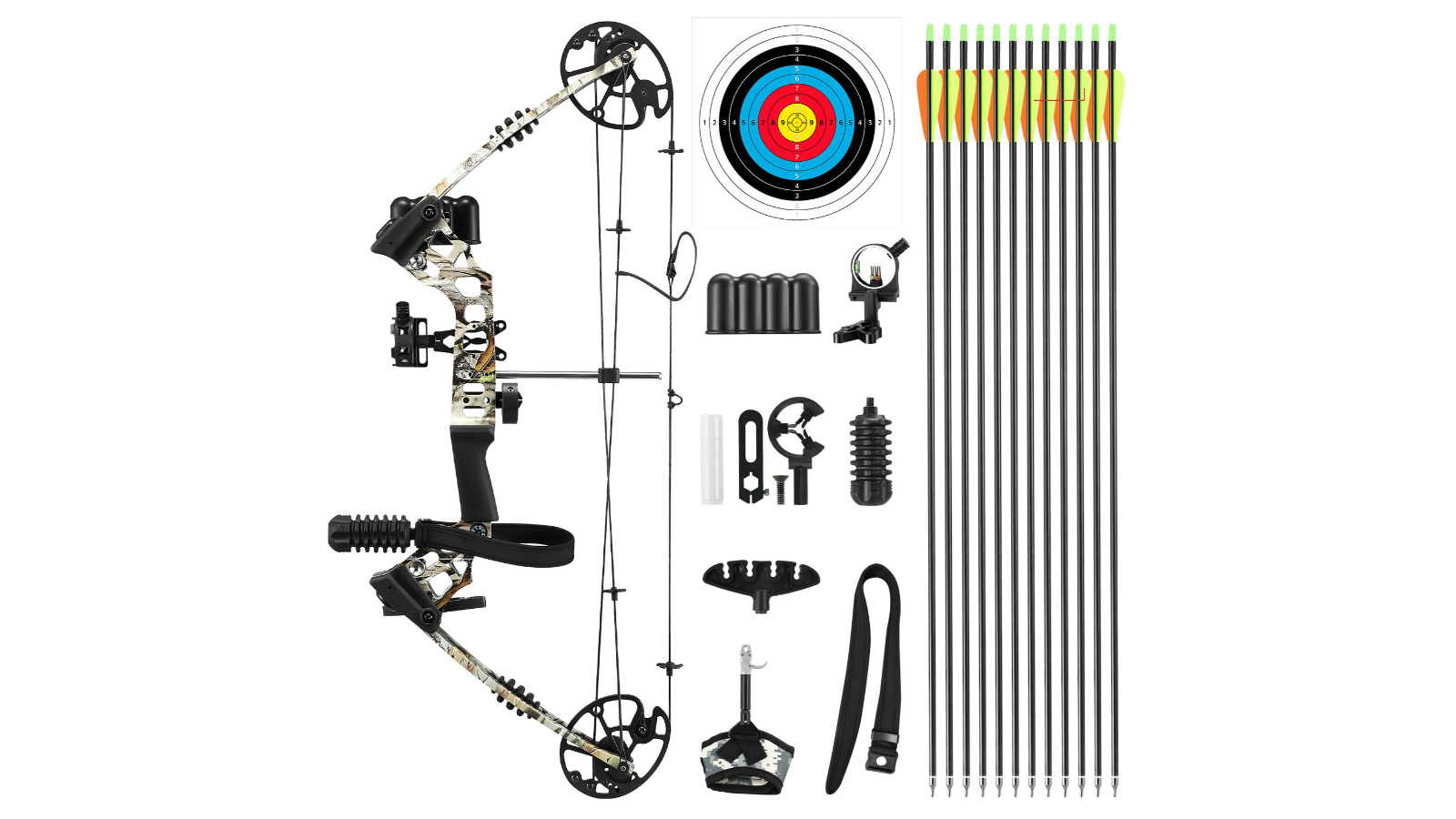 20 - 70lb Adjustable Archery Sports Hunting Target Shooting Compound ...