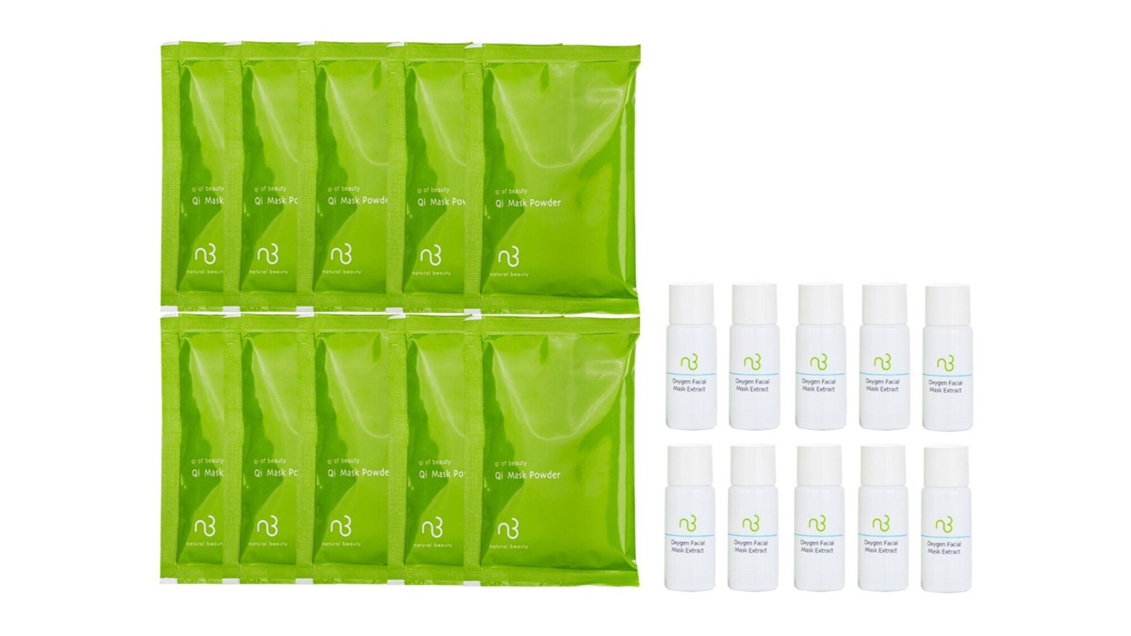 Natural Beauty Qi of Beauty Oxygen Mask - Set of 10 | Harvey Norman