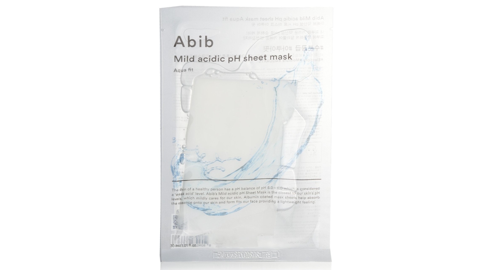 Abib 10 Piece Mild Acidic PH Sheet Mask Aqua Fit - 30ml | Harvey Norman