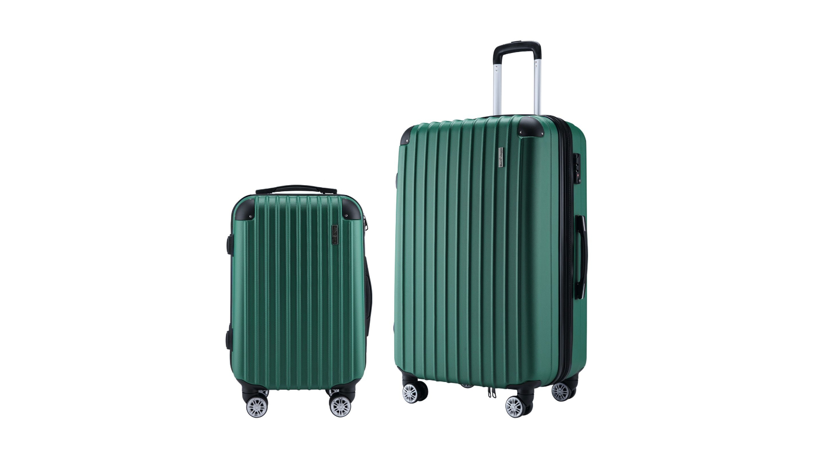 Buon Viaggio 2 Piece Carry-on Suitcases Cabin Hard Shell Luggage Set ...