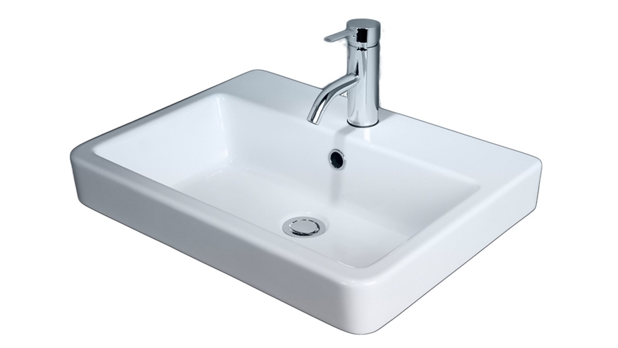 Caroma Basa 1 Taphole Inset Basin | Harvey Norman